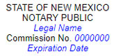 New Mexico Notary