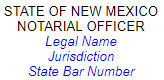 New Mexico Notary